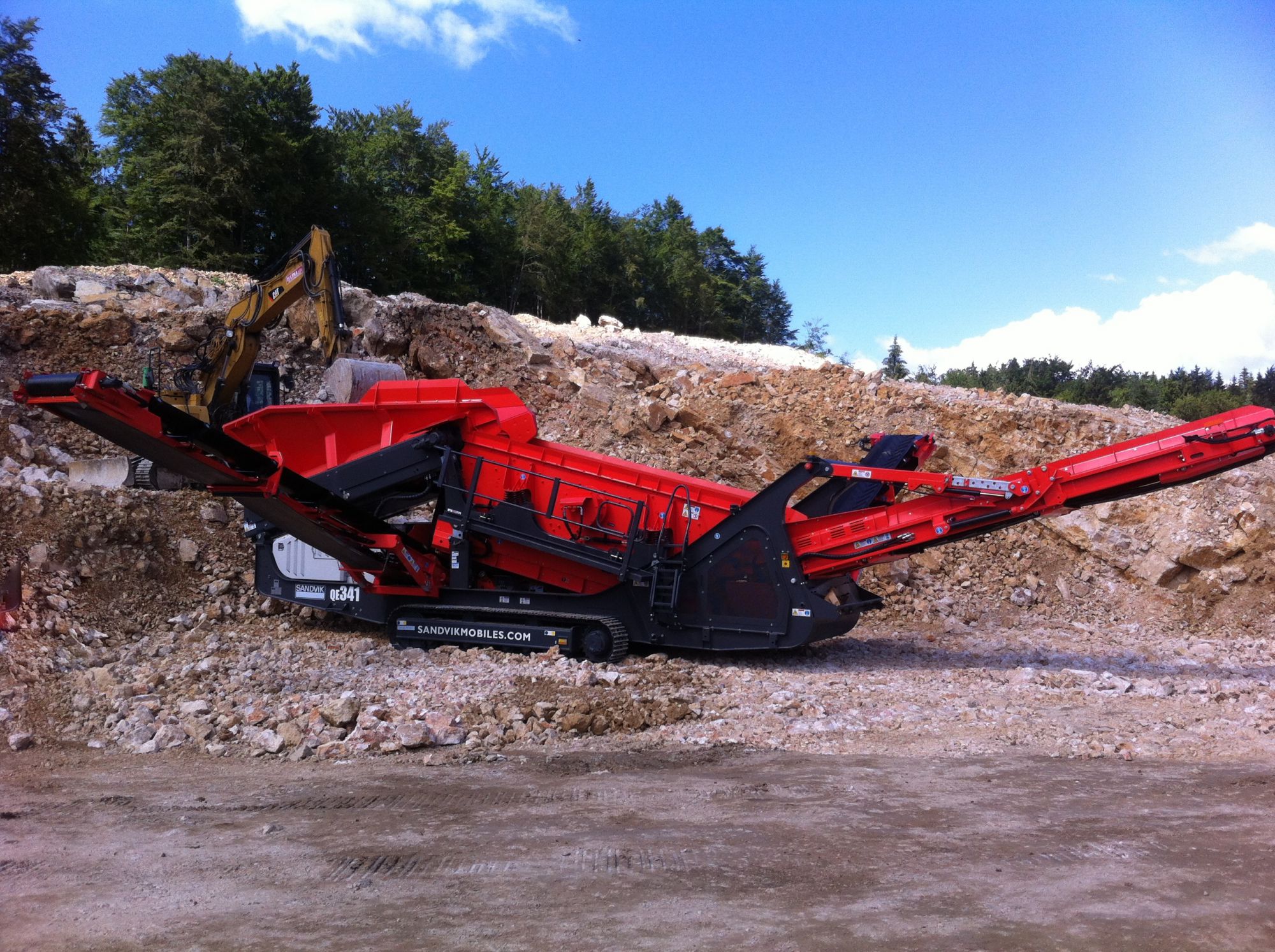 QE341 Scalpeurs Sandvik - Installations Mobiles Neuves