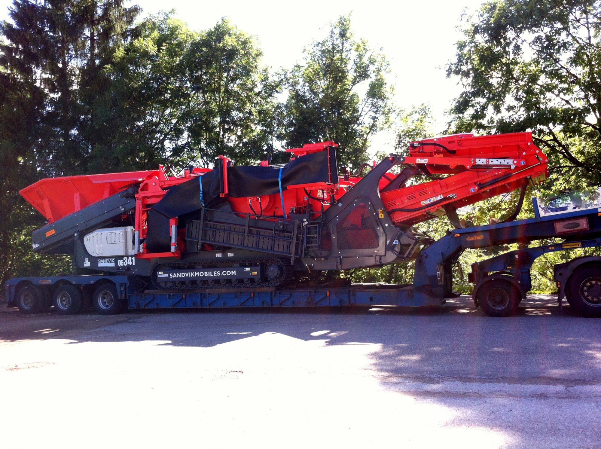 QE341 Scalpeurs Sandvik - Installations Mobiles Neuves