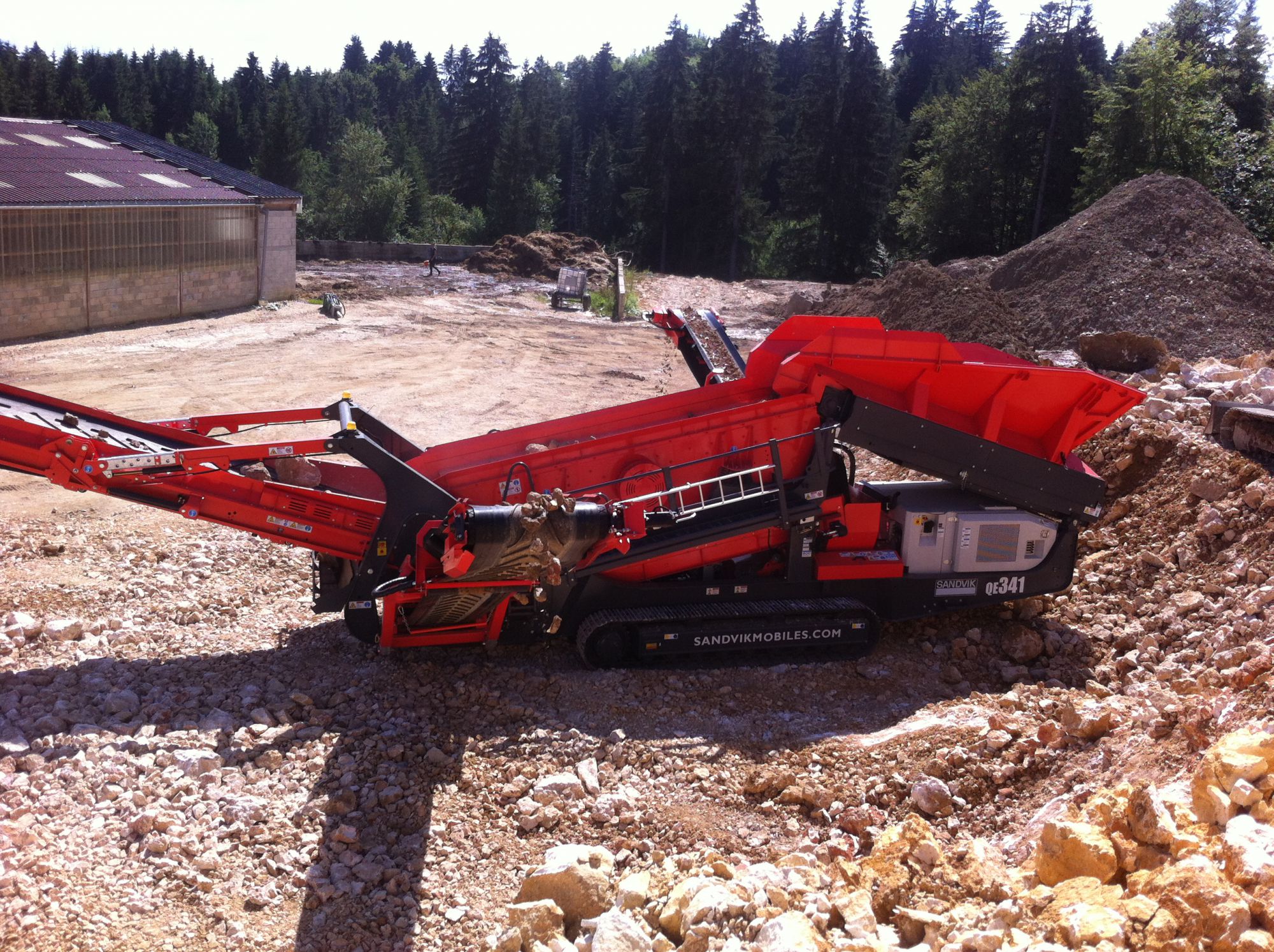 QE341 Scalpeurs Sandvik - Installations Mobiles Neuves