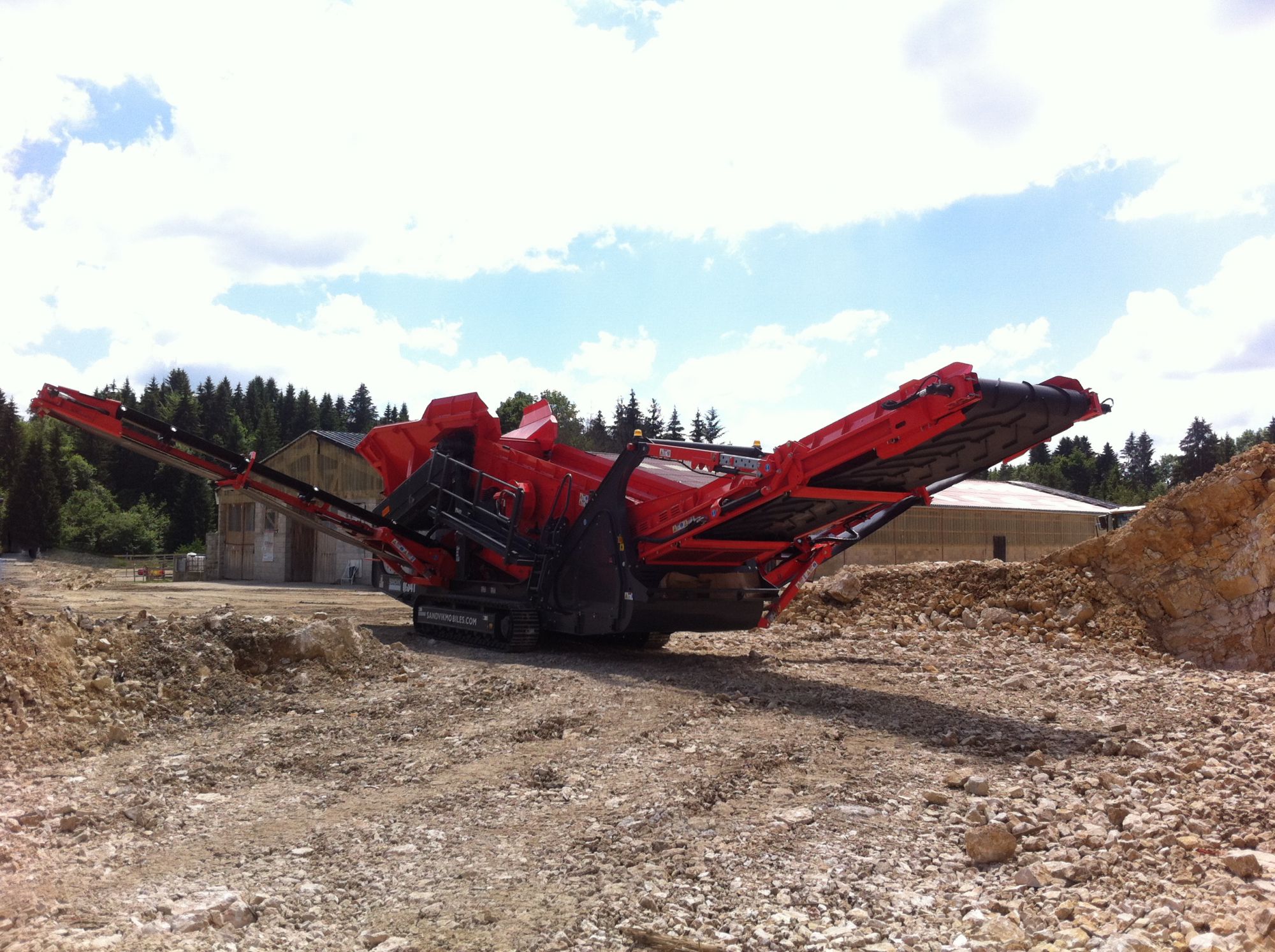 QE341 Scalpeurs Sandvik - Installations Mobiles Neuves